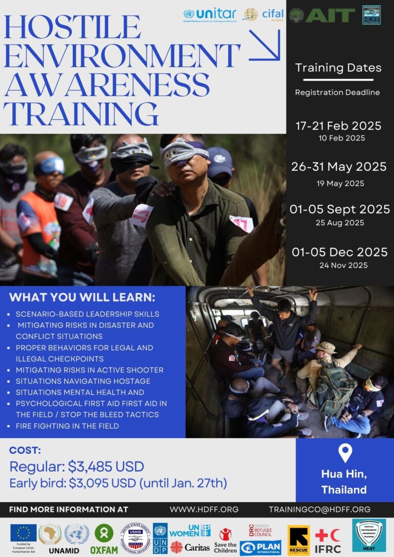 HEAT.1. Hostile Environment Awareness Training (HEAT) – Advanced ...