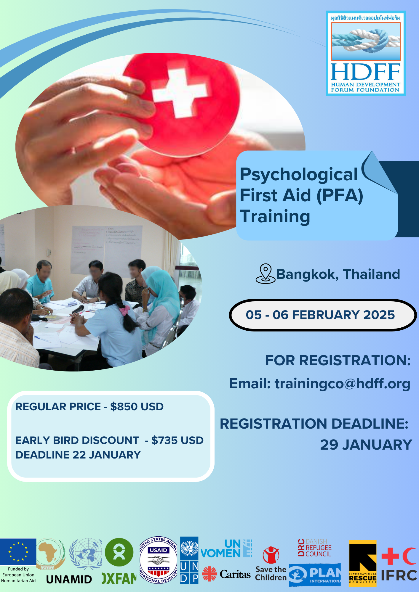 HEAT Skills.8 Psychological First Aid Training – Human Development ...